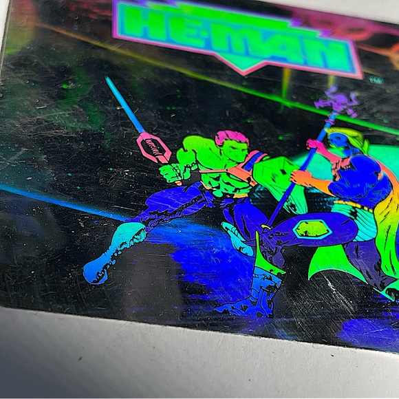 Mattel | Wall Decor | Vintage 8s Holographic Heman Sticker | Poshmark
